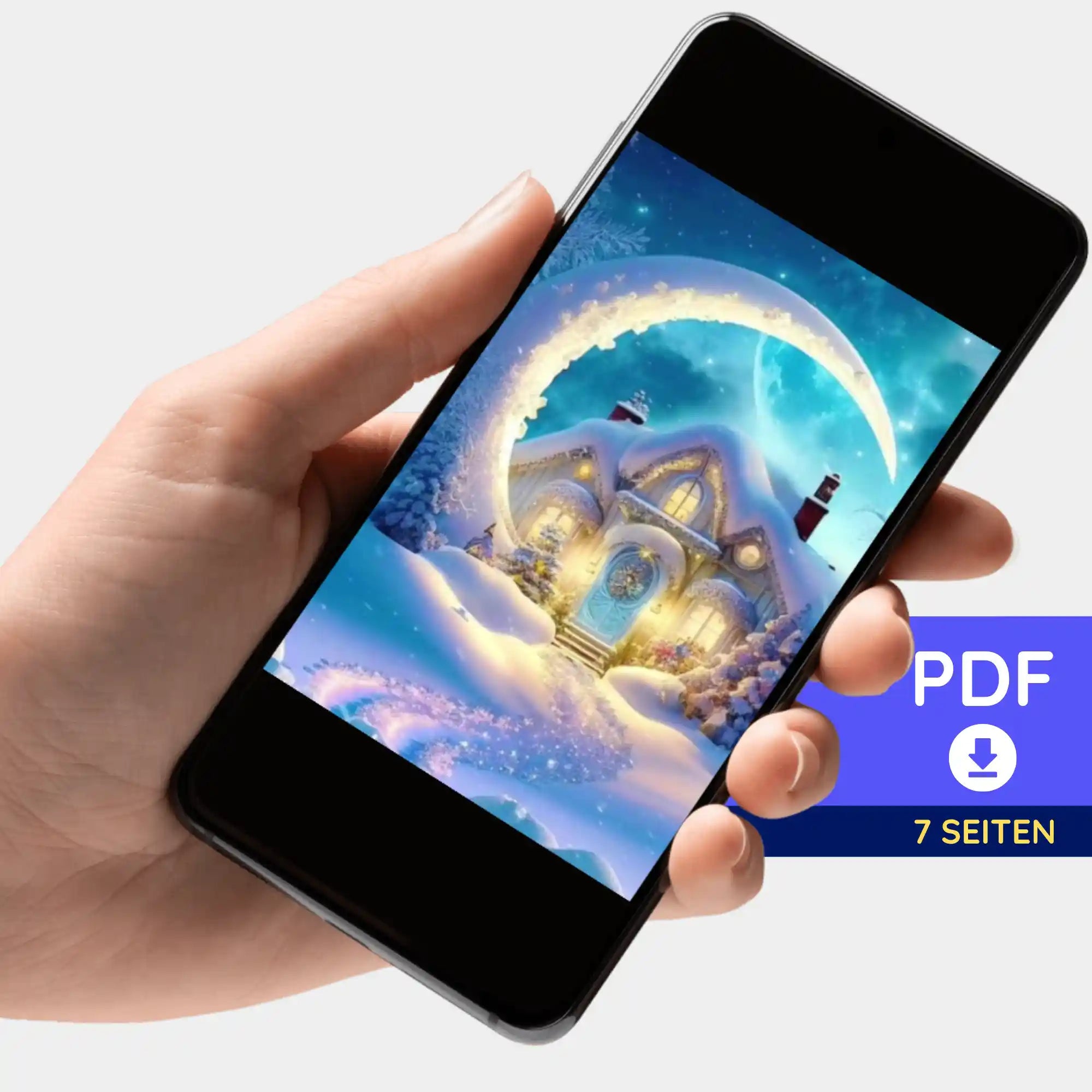 Digitale Bildmappe - Moon and Snow