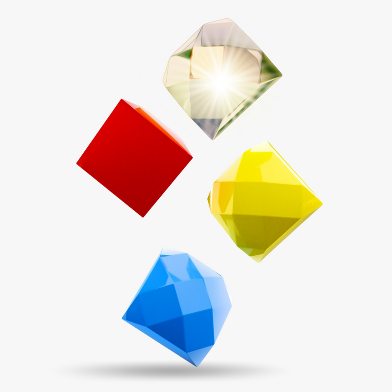 Metallic-Special Diamond Painting Steinchen in verschiedenen 25 Farben