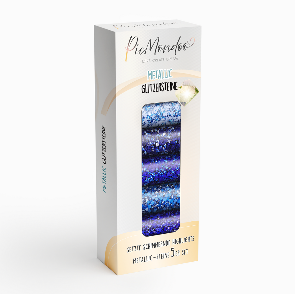 Metallic-Special Diamond Painting Steinchen in verschiedenen 25 Farben