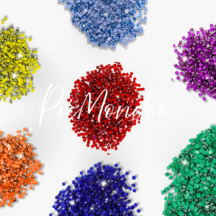 Metallic-Special Diamond Painting Steinchen in verschiedenen 25 Farben